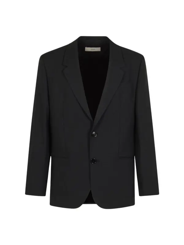 AMI Paris Wool Blazer - Grey