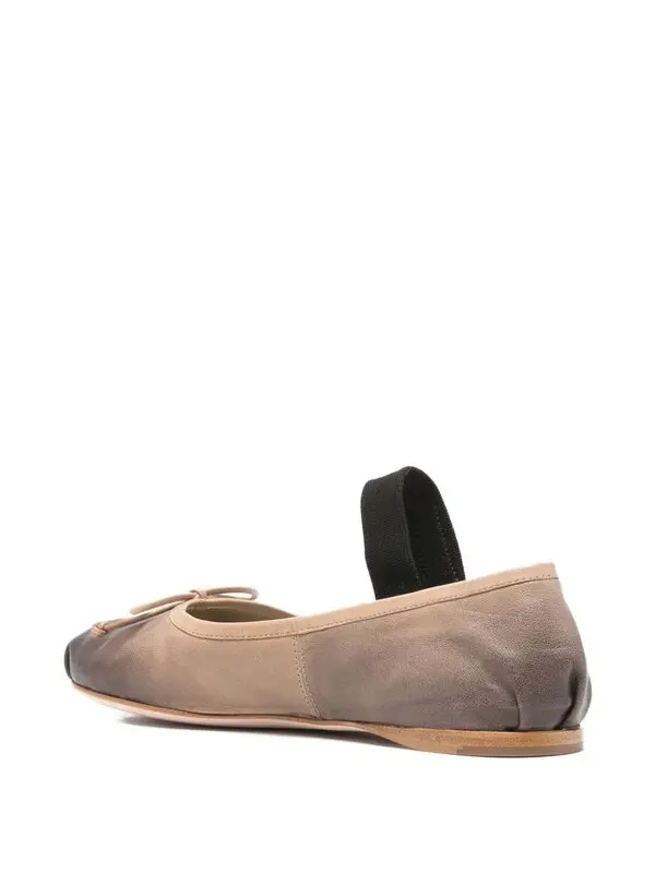 Miu Miu Leather Ballerinas