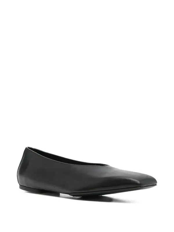 Rick Owens Leather Ballet Flats
