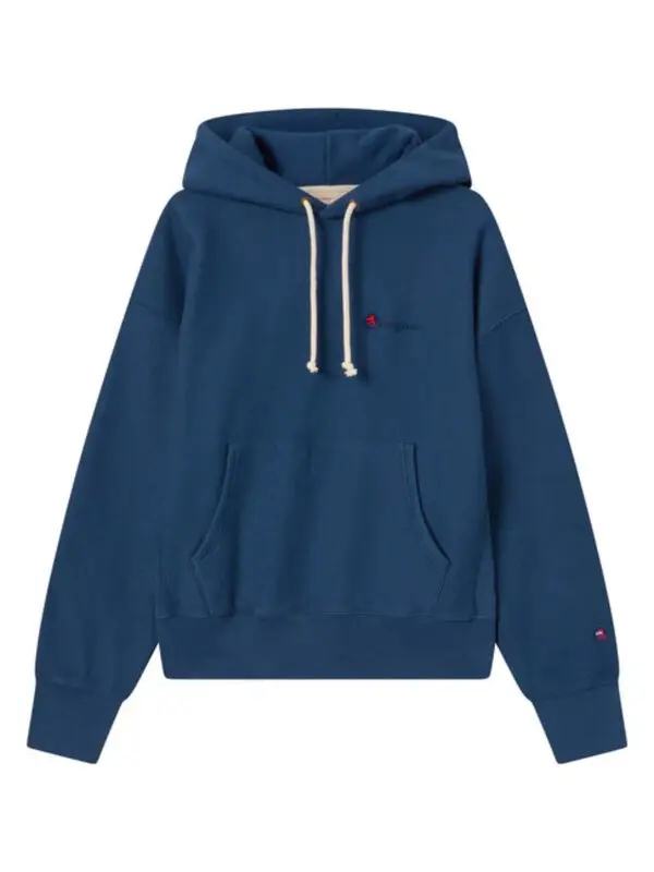 Champion Cotton Sweatshirt With Drawstring Hood And Pouch Pocket