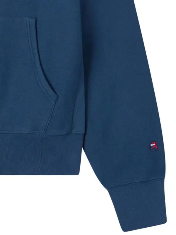 Champion Cotton Sweatshirt With Drawstring Hood And Pouch Pocket