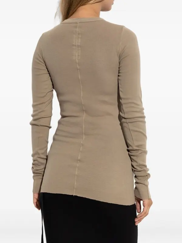 Rick Owens Long Sleeve Cotton T-shirt