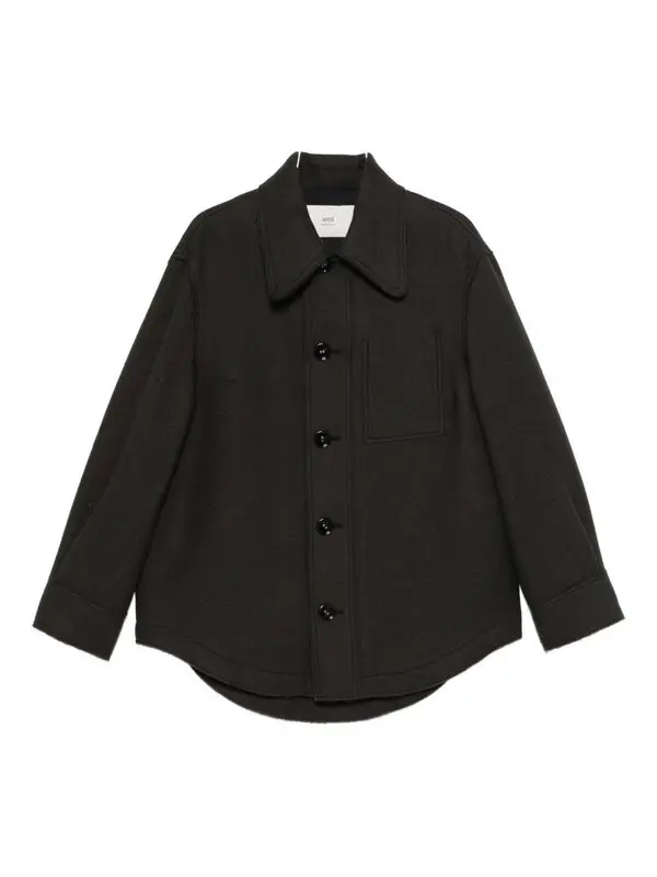 AMI Paris Wool Shirt Jacket