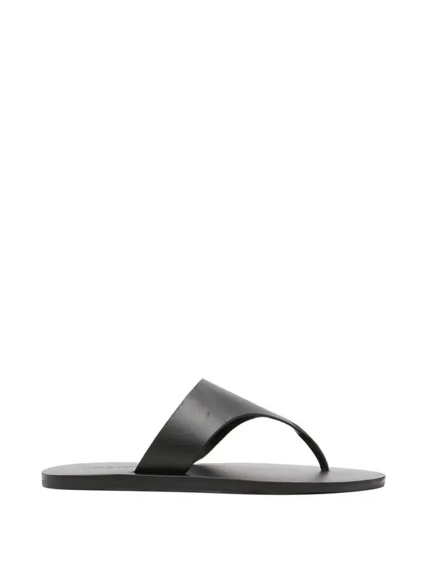 Manebí Leahter Thong Sandals - Black