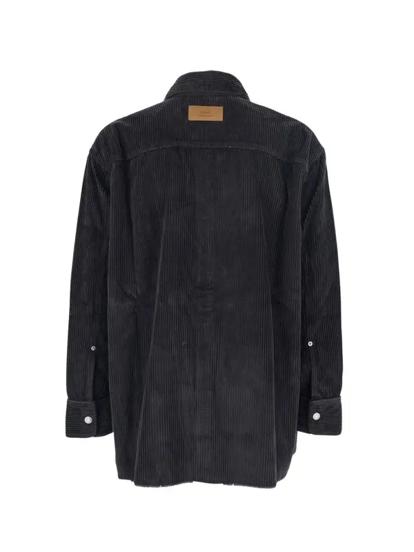 AMI Paris Cotton Overshirt - Grey