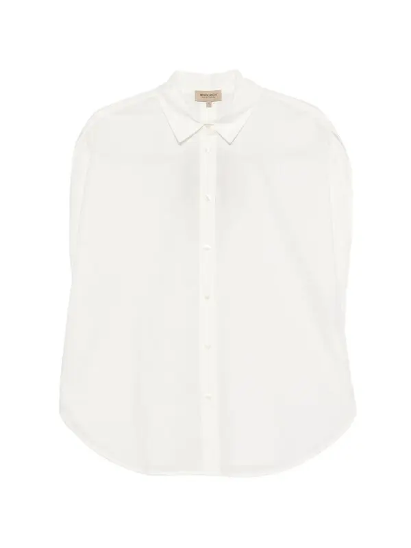 Woolrich Cotton Shirt With Classic Collar
