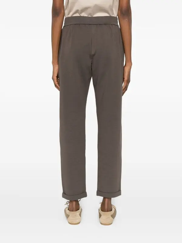 Brunello Cucinelli Cotton Drawstring Trousers