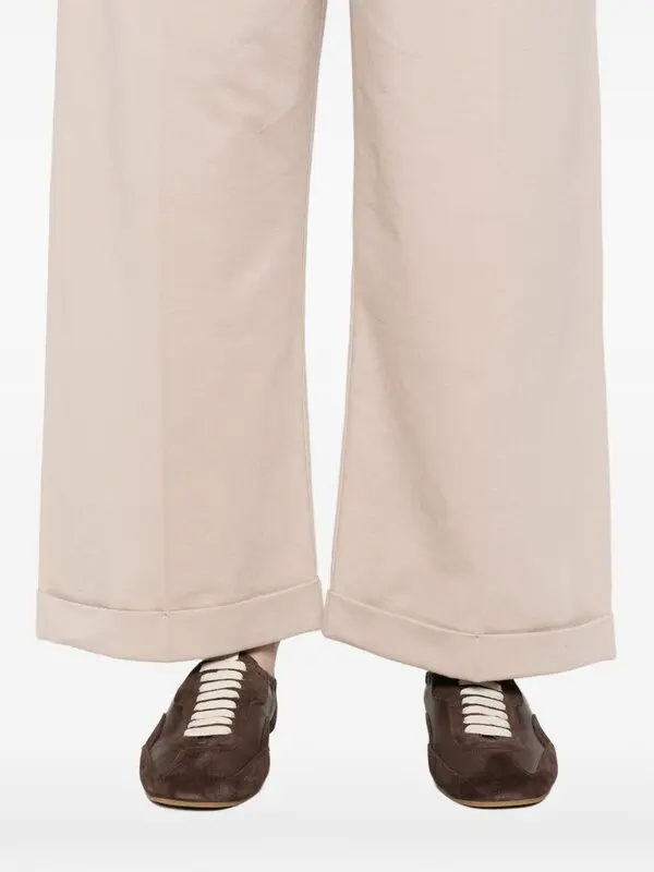 Brunello Cucinelli Cotton Trousers With Button Closure