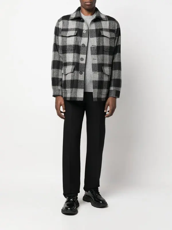 DRUMOHR Round Neck Long Sleeve Sweater