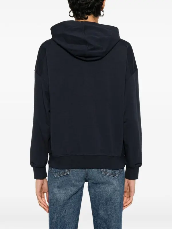 Brunello Cucinelli Cotton Zip-up Hoodie - Blue