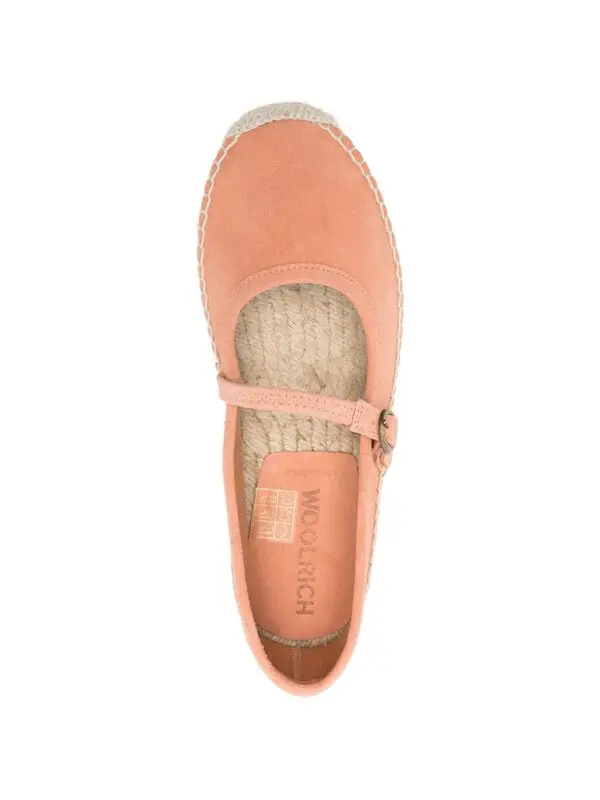 Woolrich Suede Leather Mary Jane Flats