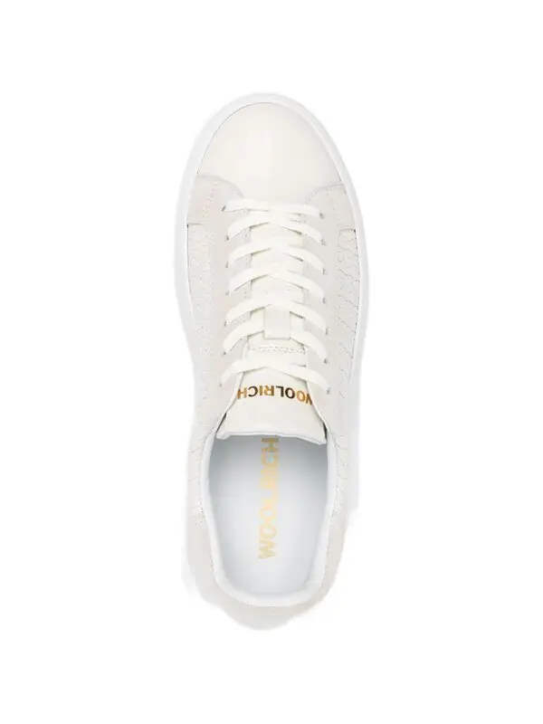 Woolrich Chunky Court Leather Sneakers
