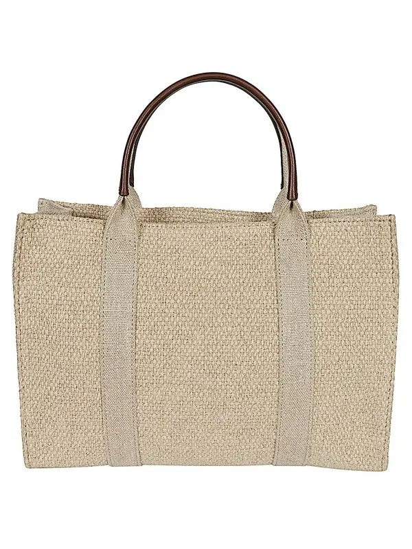 THE ROW Georgia Canvas Tote - Beige