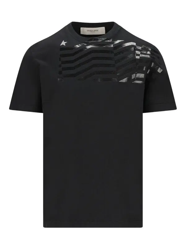 GOLDEN GOOSE Printed Cotton T-shirt