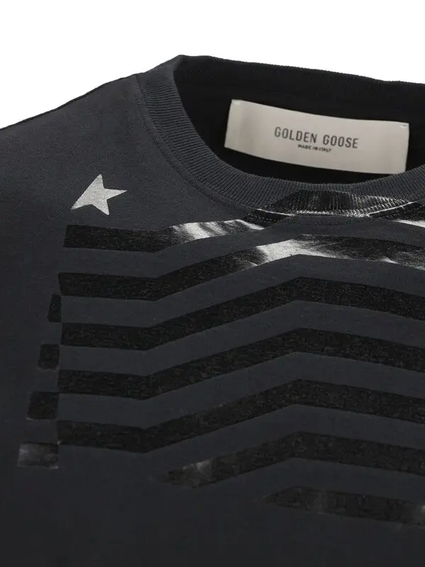 GOLDEN GOOSE Printed Cotton T-shirt