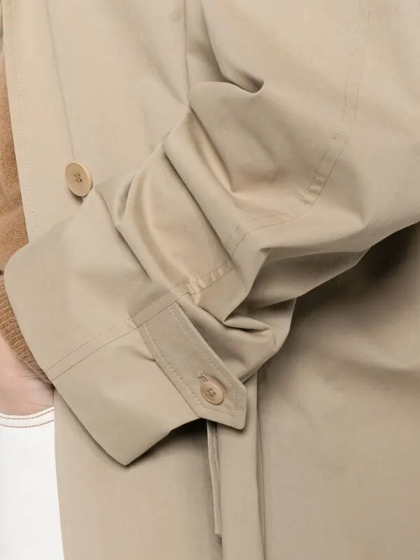 THE ROW Dayton Cotton Trench Coat - Beige