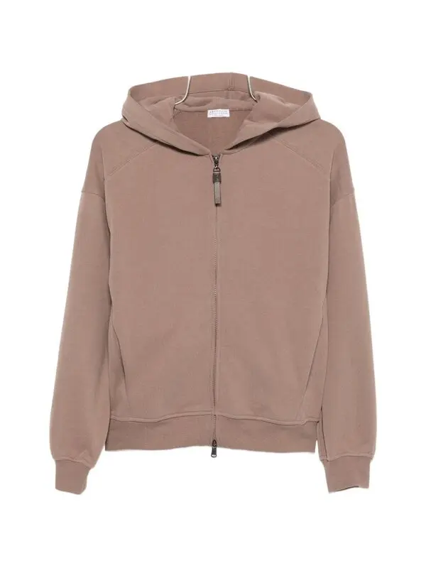 Brunello Cucinelli Cotton Zip-up Hoodie