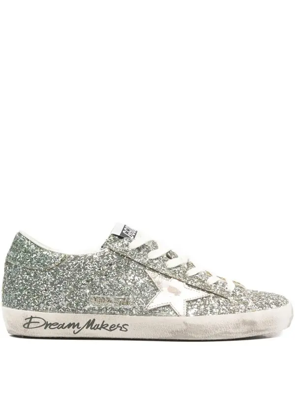 GOLDEN GOOSE Super-star Glitter Sneakers