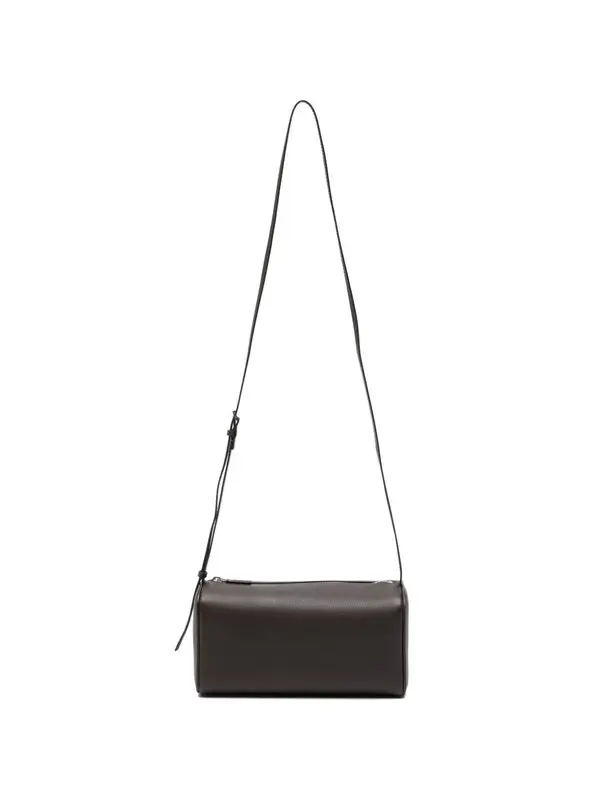 THE ROW 90's Leather Crossbody Bag - Black