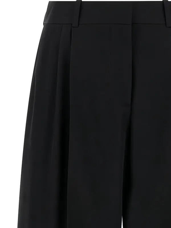 THE ROW Lior Wool Trousers - Black