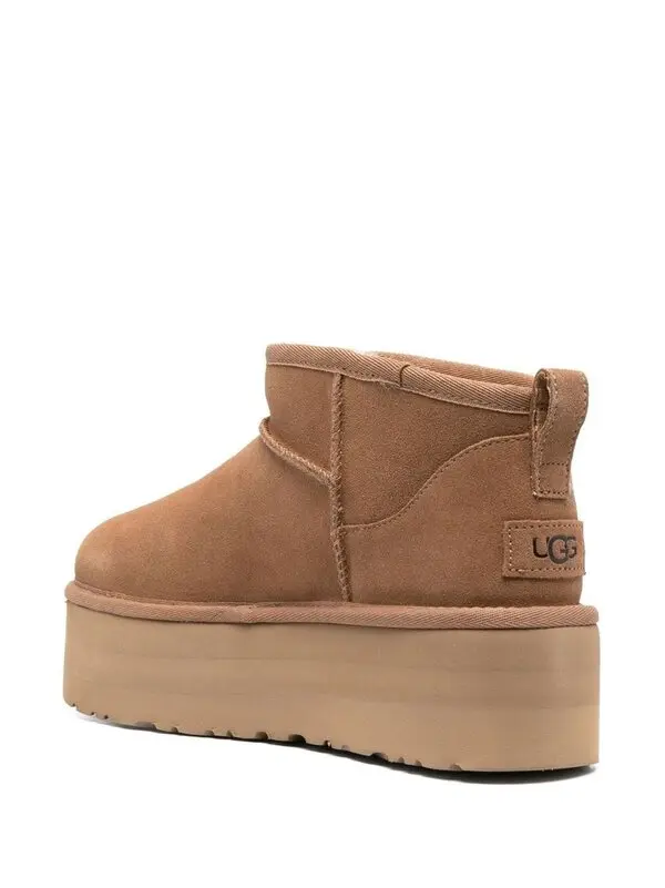 UGG Classic Ultra Mini Platform Boots - Beige