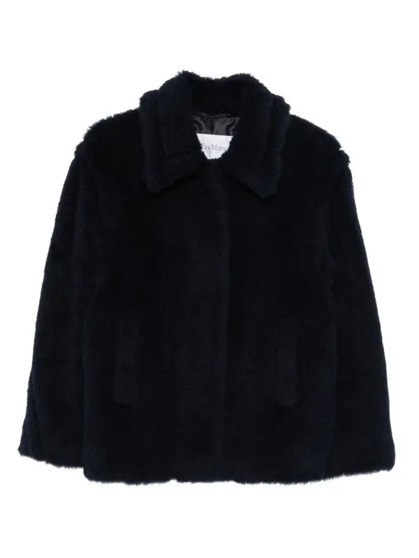 Max Mara Wool Short Coat - Blue
