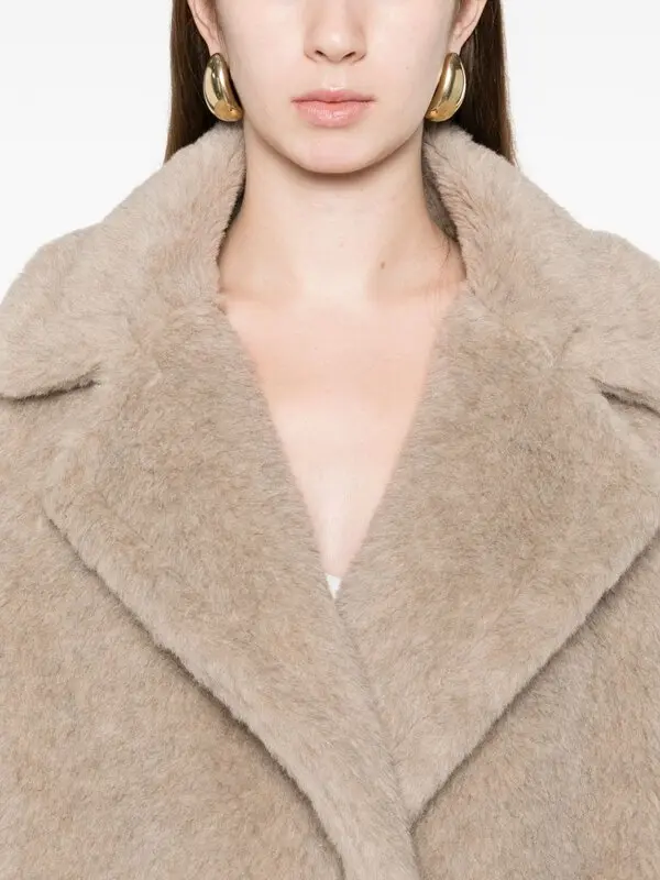 Max Mara Double-breasted Coat With Notched Lapel