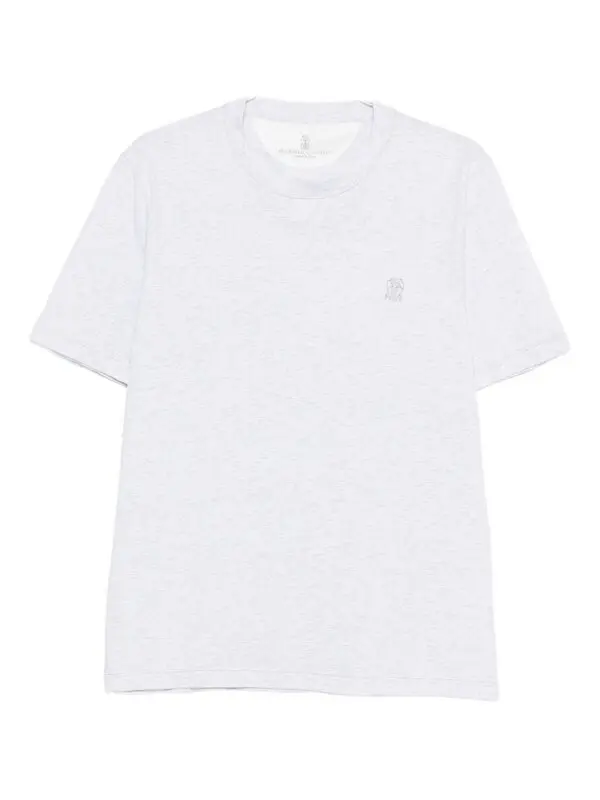 Brunello Cucinelli Logo Cotton T-shirt