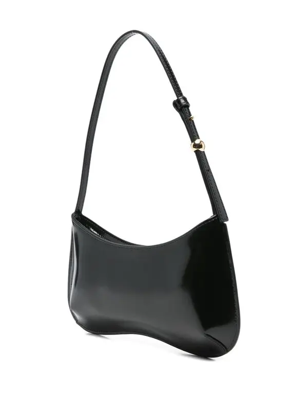 Jacquemus Le Bisou Leather Shoulder Bag - Black