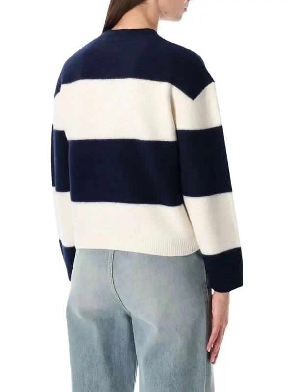 A.p.c. Penny Striped Crewneck Sweater