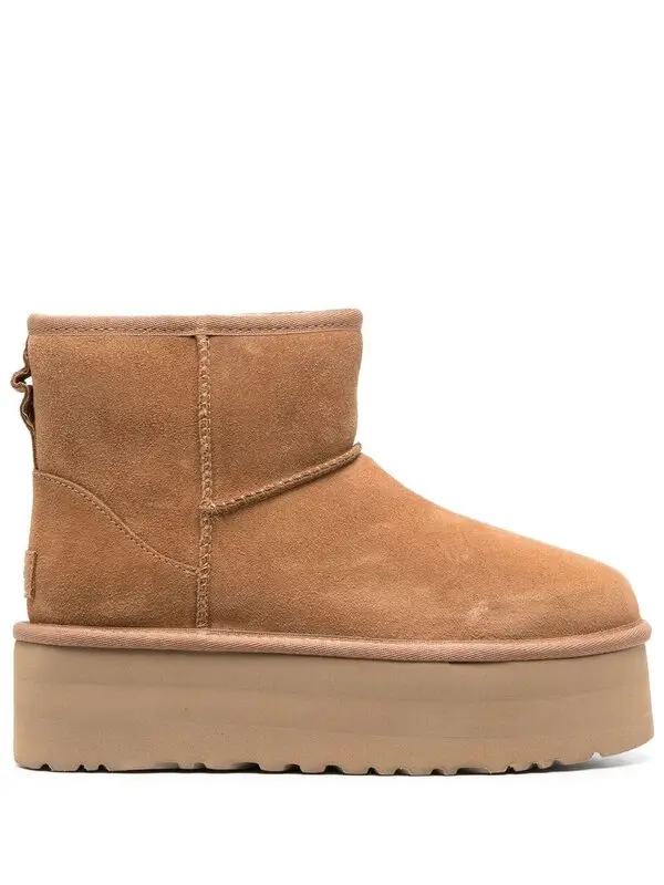 UGG Classic Mini Platform Boots - Beige