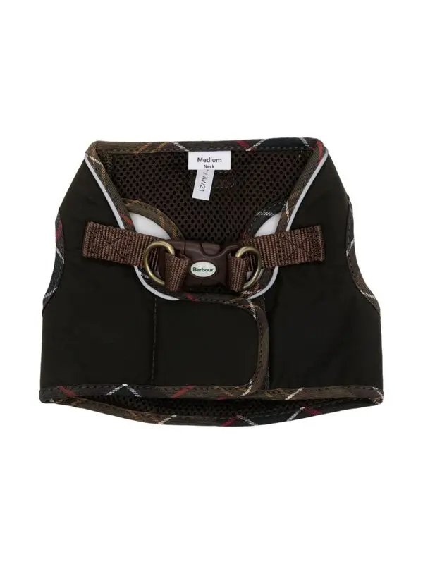 Barbour Wax Step In Dog Harness - Green