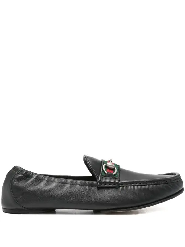 Gucci Horsebit 1953 Leather Loafers - Black