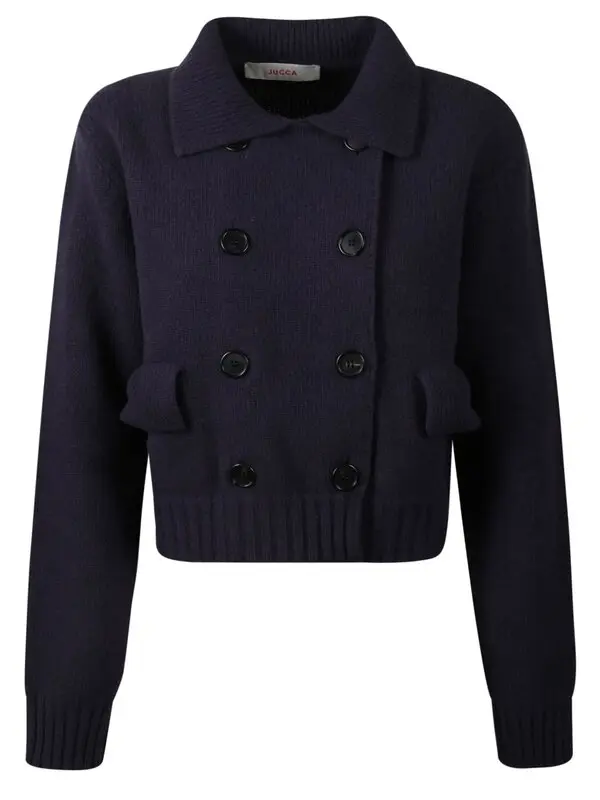 JUCCA Double-breasted Knit Jacket