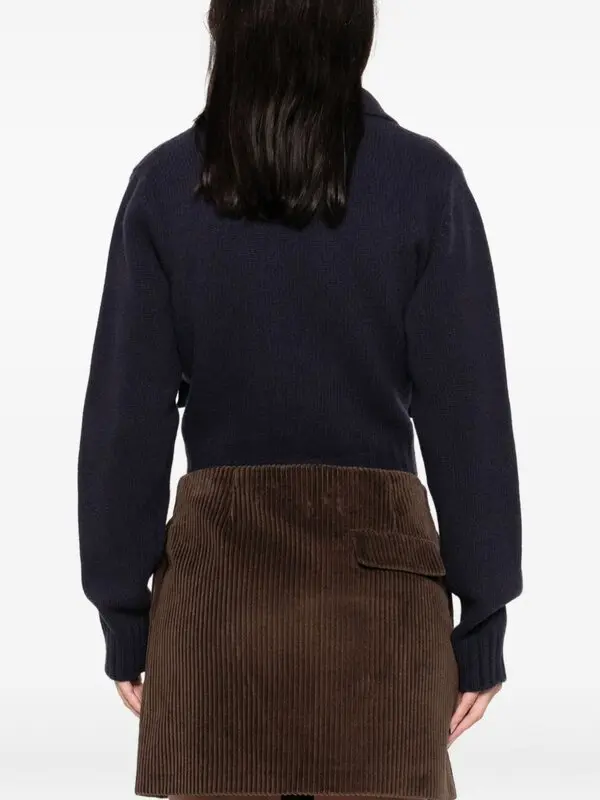 JUCCA Double-breasted Knit Jacket
