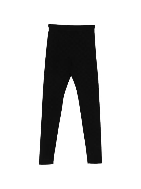 Gucci Logo Allover Pattern Skinny Fit Trousers