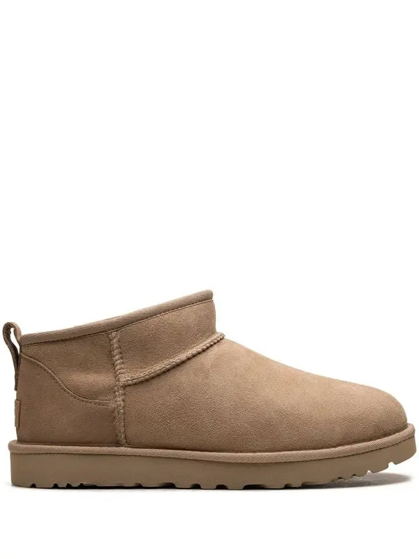 UGG Classic Ultra Mini Ankle Boots - Beige