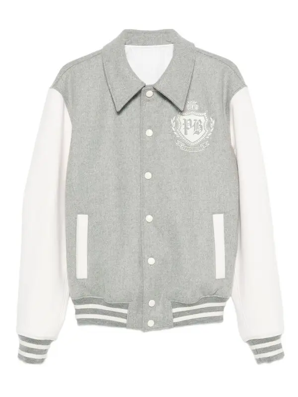 Balmain Wool Button Jacket - Grey