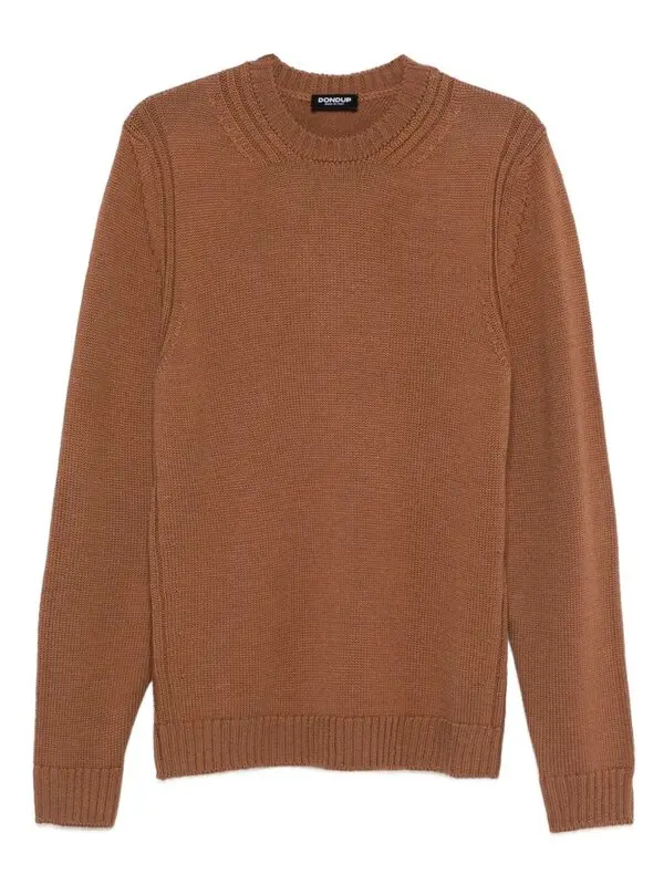 DONDUP Crew Neck Sweater - Brown
