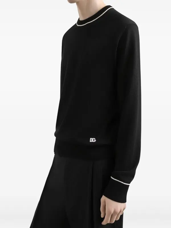 Dolce & Gabbana Wool Sweater With Logo