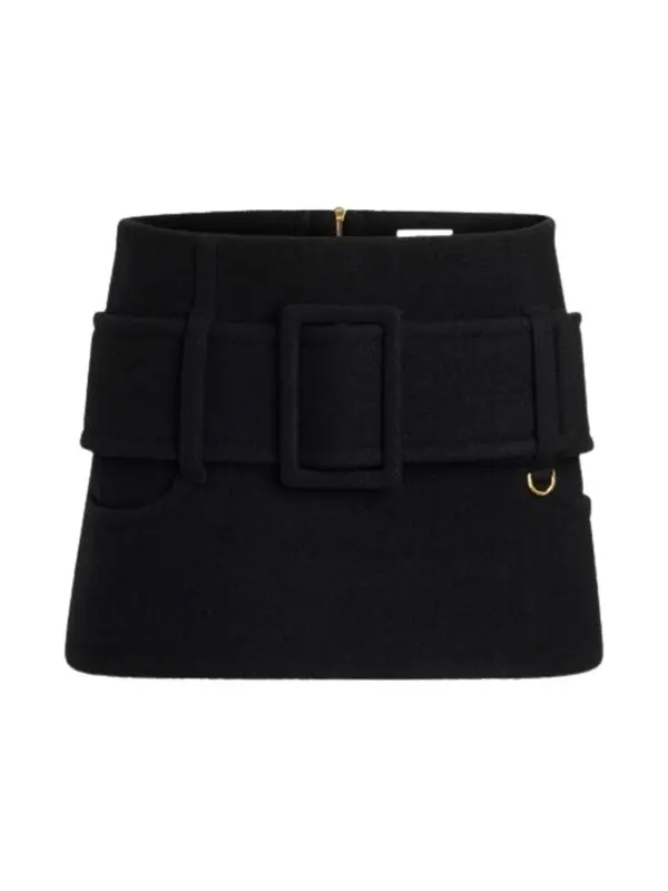 PATOU Belted Mini Skirt