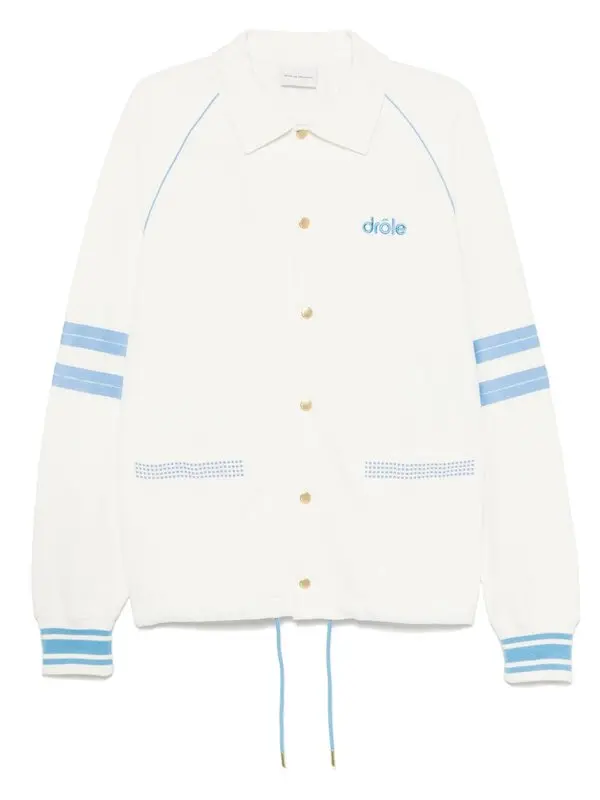 Drole De Monsieur Polo Shirt With Logo - White