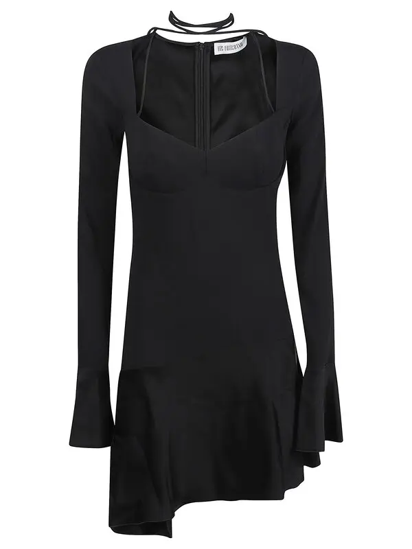LES FILLES D'EVA Sweetheart Neckline Mini Dress