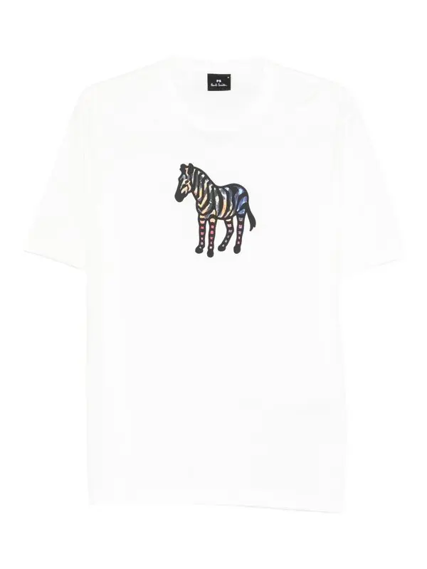 Paul Smith Zebra Organic Cotton T-shirt
