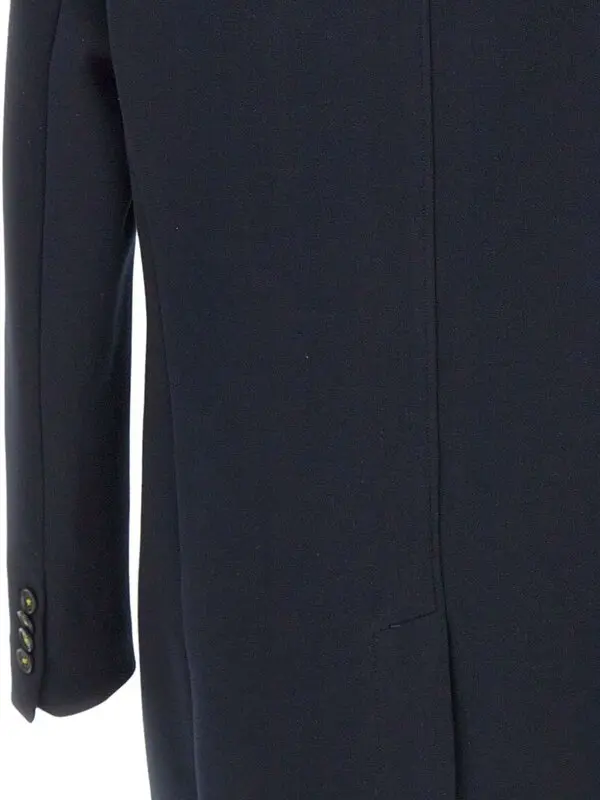 MANUEL RITZ Wool Coat With Removable Bib