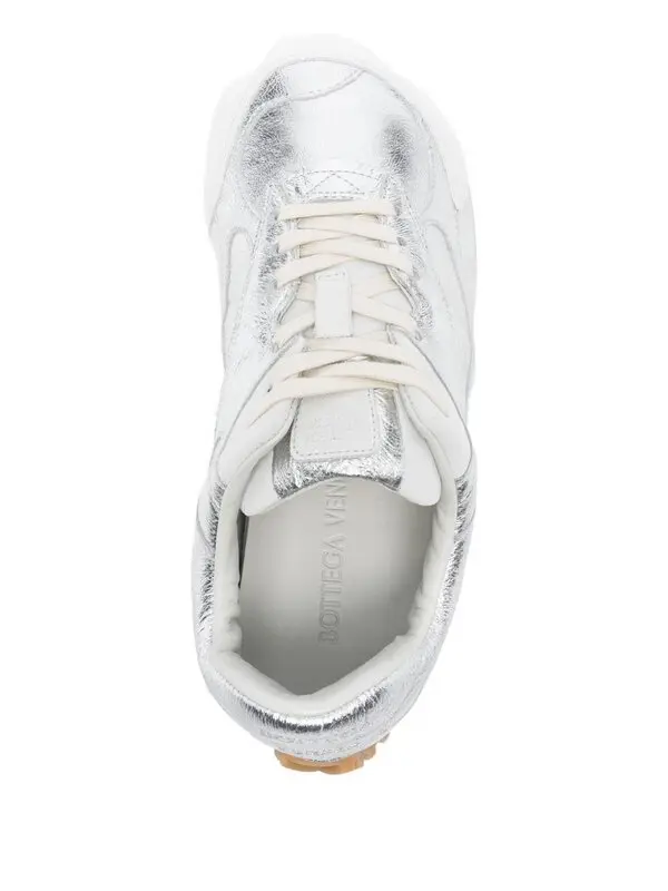 Bottega Veneta Orbit Sneakers - Silver