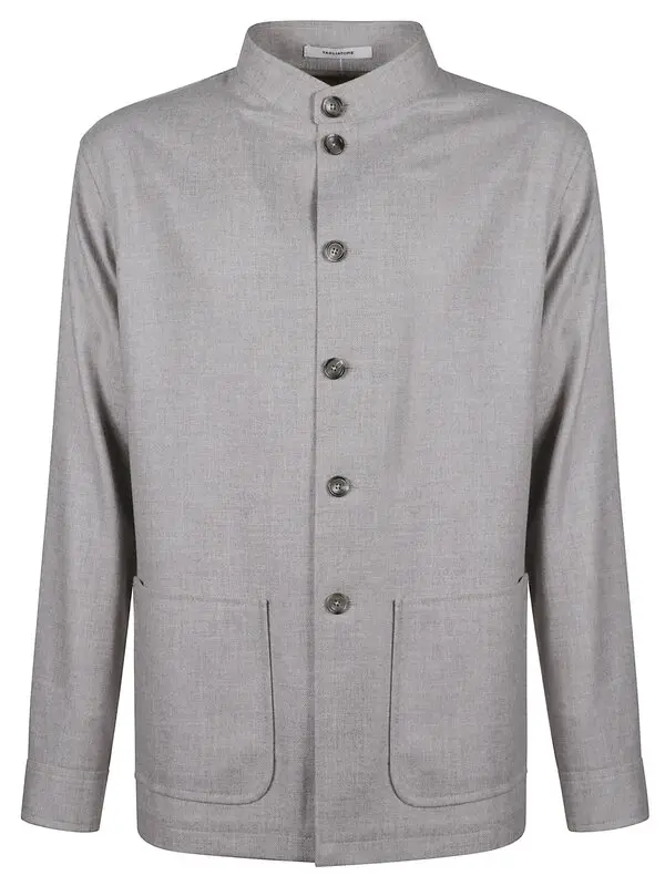 Tagliatore Tempesta Jacket With Mandarin Collar