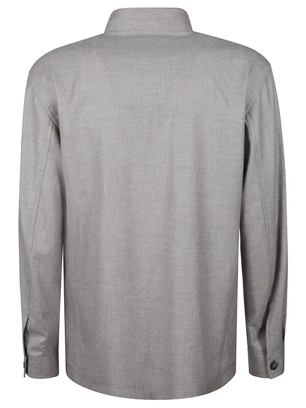 Tagliatore Tempesta Jacket With Mandarin Collar