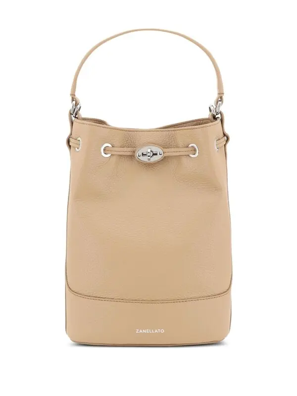 ZANELLATO Monda Daily Small Leather Bucket Bag