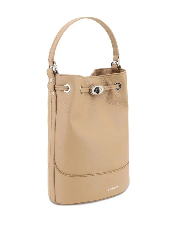 ZANELLATO Monda Daily Small Leather Bucket Bag